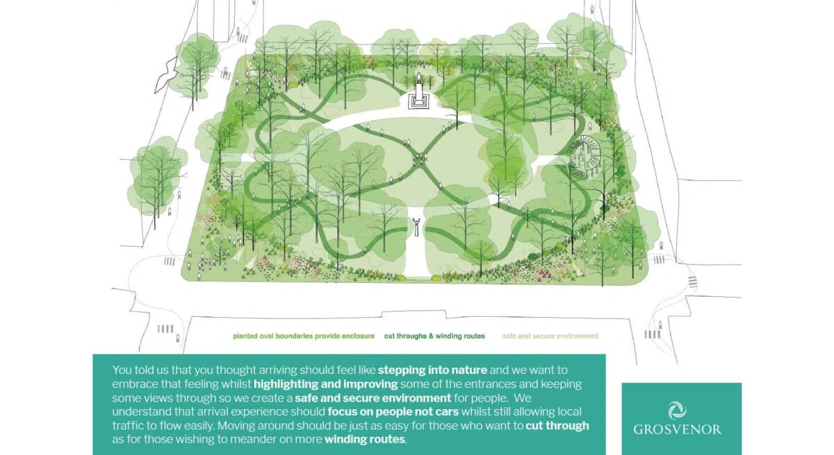 Initial design ideas - Grosvenor Square